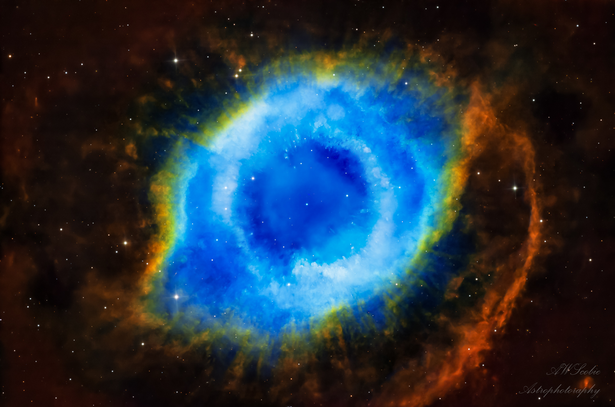NGC 7293 - Helix Nebula | Telescope Live